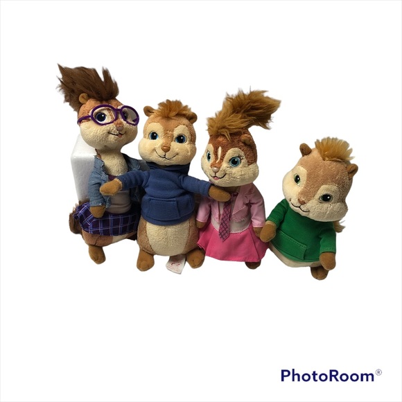 Disney | Toys | Bundle 4 Chip Monkeys Plush | Poshmark